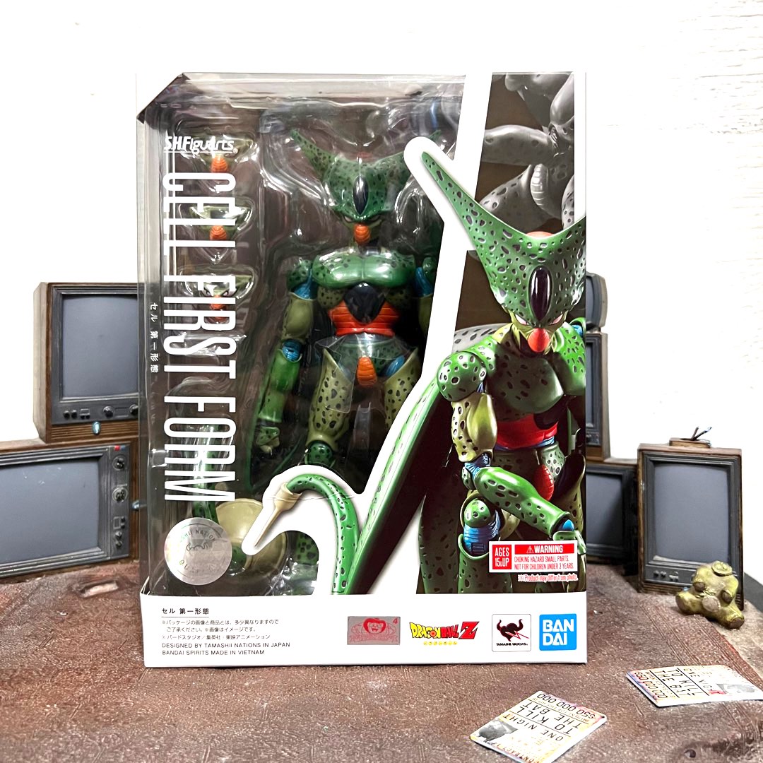 [In hand] Bandai S.H. Figuarts SHF Dragonball Z CELL FIRST FORM ...