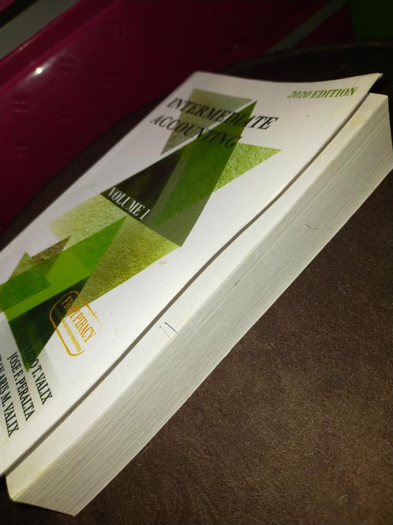 Intermediate Accounting Vol. 1 (2020 Edition) by Conrado T. Valix, Jose ...