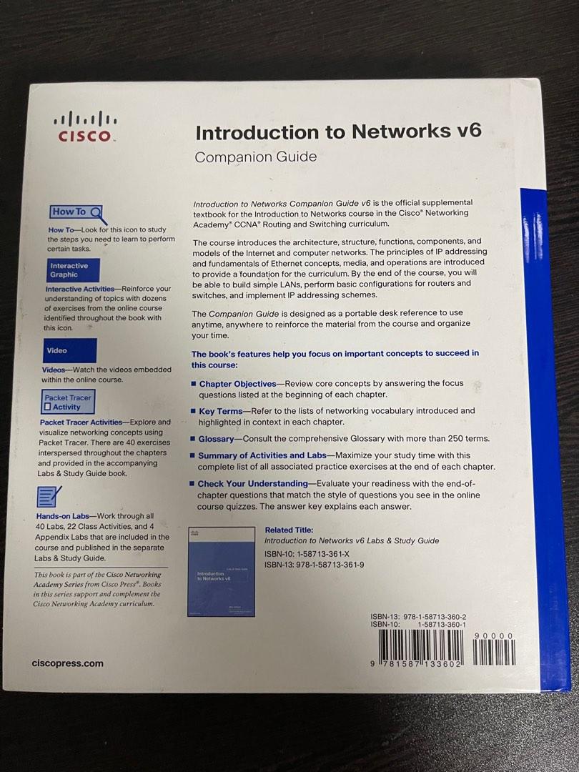 Introduction to Networks v6, Hobbies & Toys, Books & Magazines, Textbooks on Carousell