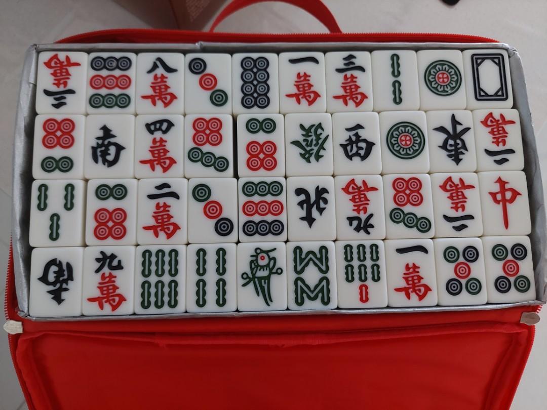 Jade White Mahjong Set, Hobbies & Toys, Toys & Games on Carousell