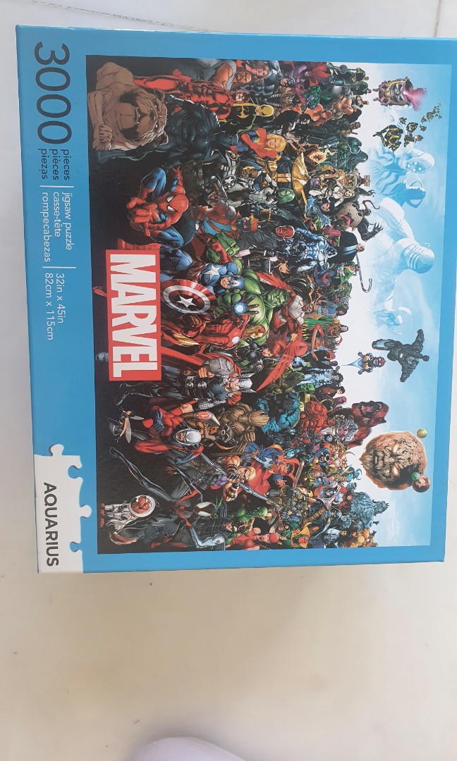 Jigsaw puzzle marvel/super hero, Hobbies & Toys, Toys & Games on Carousell