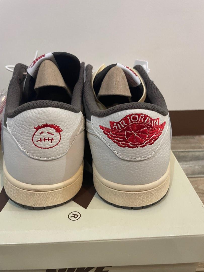 Jordan 1 Low Travis Scott "Reverse Mocha" LJR Batch, Men's Fashion ...