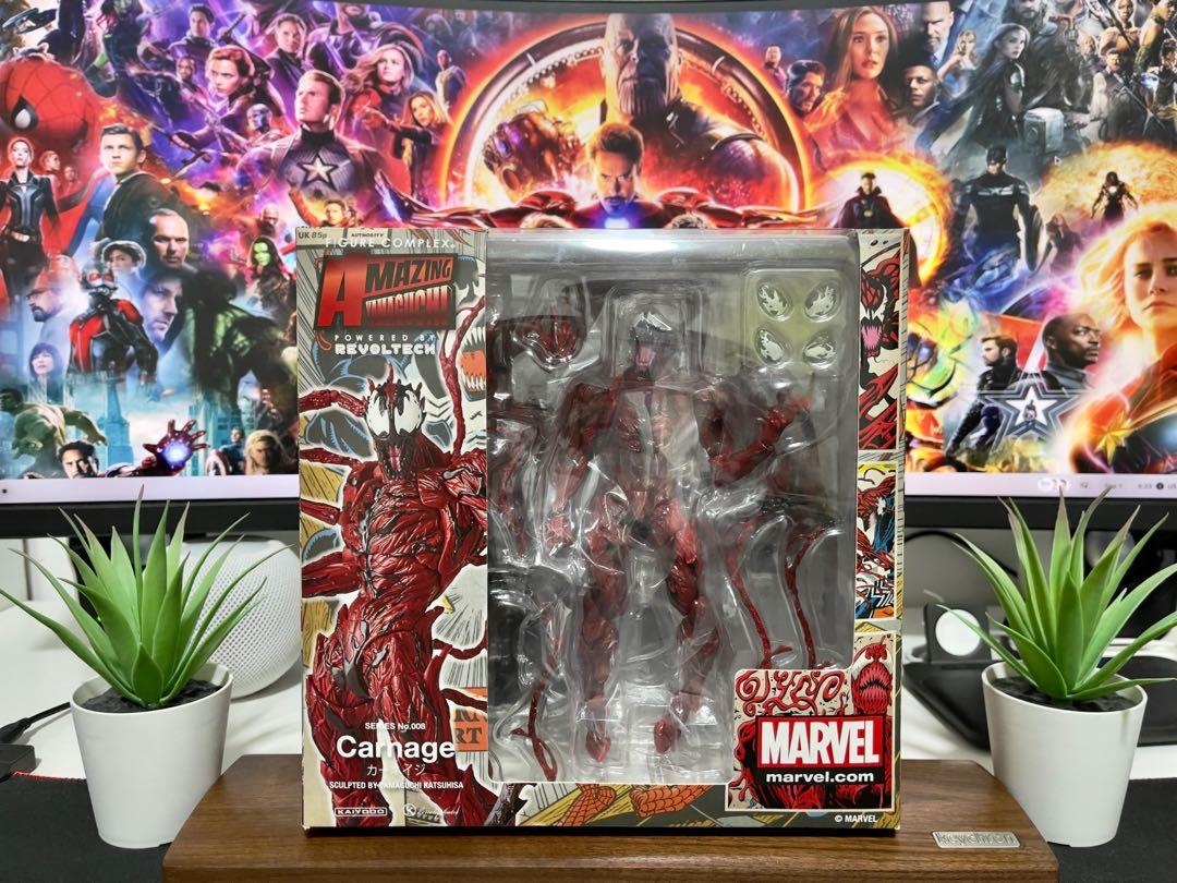 Kaiyodo Amazing Yamaguchi Carnage & Kaiyodo Amazing Yamaguchi Spider ...