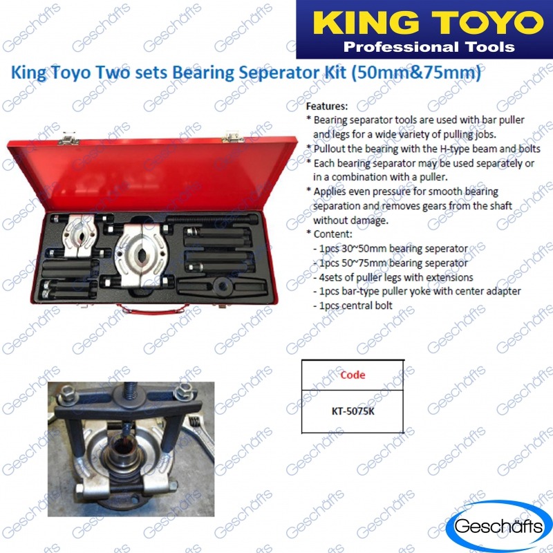 King Toyo Two Sets Bearing Seperator Kit (50mm&75mm), Furniture & Home ...