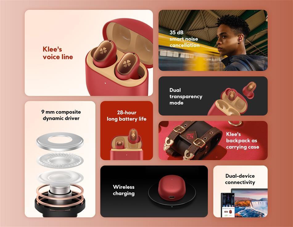Klee earbuds Genshin, Audio, Earphones on Carousell