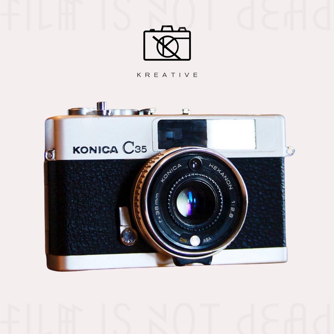 KONICA C35 (1968) RANGEFINDER VINTAGE FILM CAMERA, Photography, Cameras on Carousell