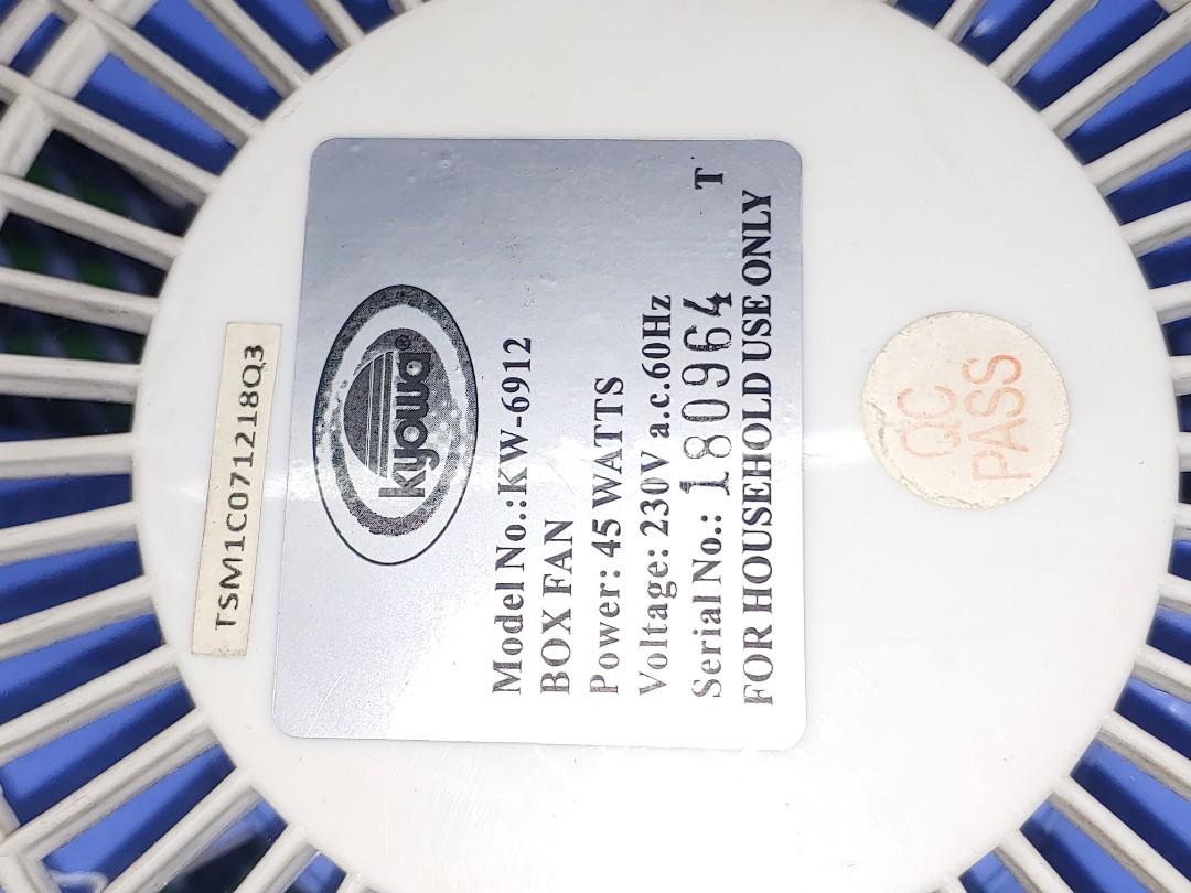 Kyowa Electric Fan, Furniture & Home Living, Lighting & Fans, Fans on ...