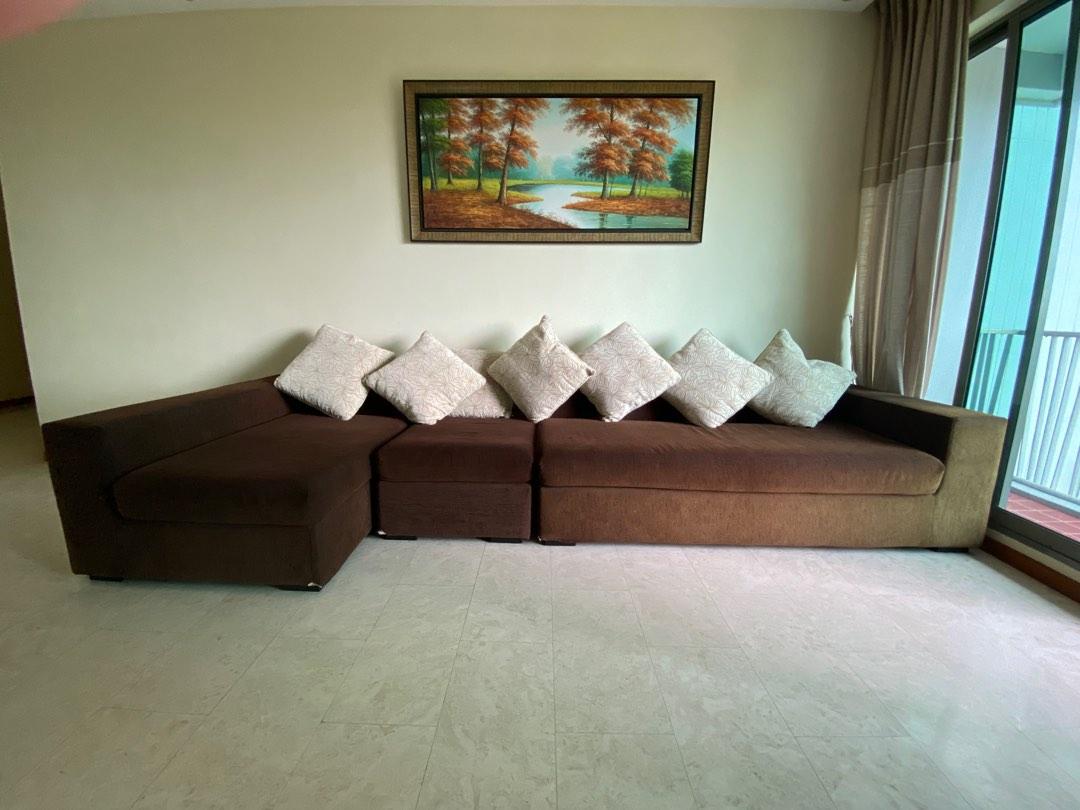 L shape King Koil sofa, Furniture & Home Living, Furniture, Sofas on ...