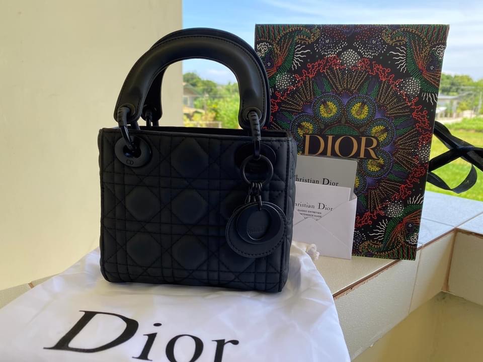Lady Dior Mini Ultra Matte, Luxury, Bags & Wallets on Carousell
