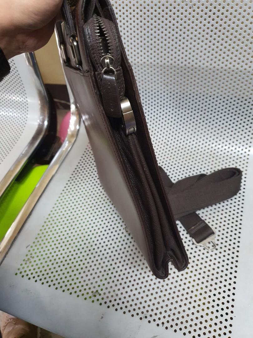 Leonise genuine leather sling bag for men, Men's Fashion, Bags, Sling ...