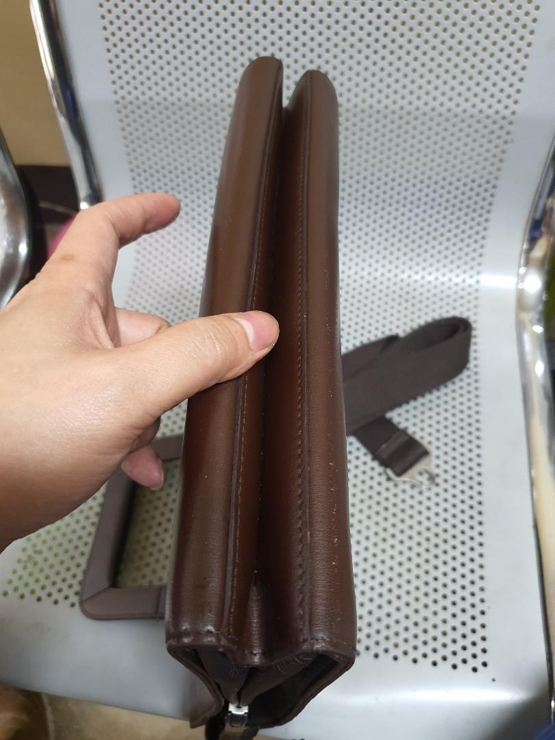 Leonise genuine leather sling bag for men, Men's Fashion, Bags, Sling ...