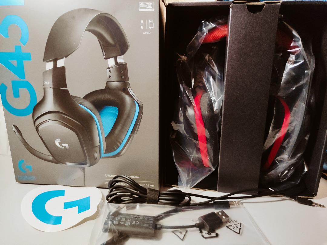 Logitech G431 7.1 Surround Sound Gaming Headset, Audio, Headphones ...
