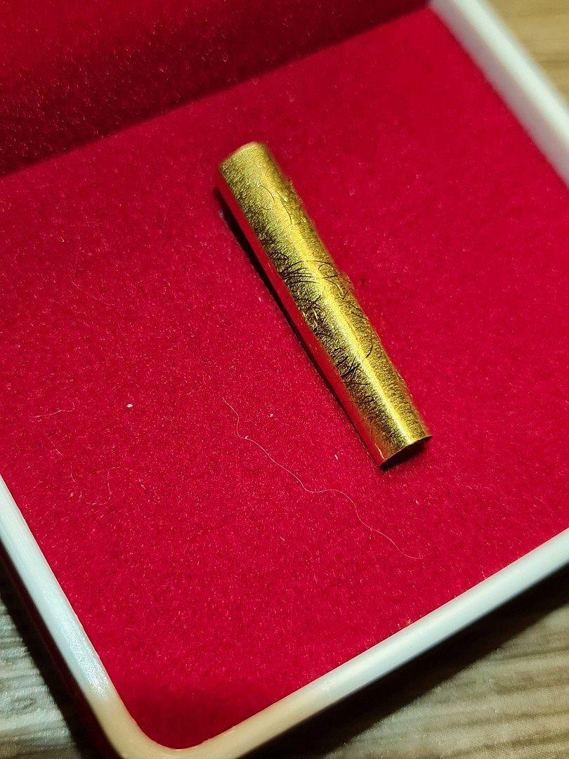 LP Wara Wat Pho Thong gold Takrut B.e2562, Hobbies & Toys, Memorabilia ...
