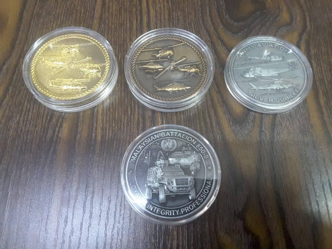 Malaysia army /military challenger coins, Hobbies & Toys, Collectibles ...