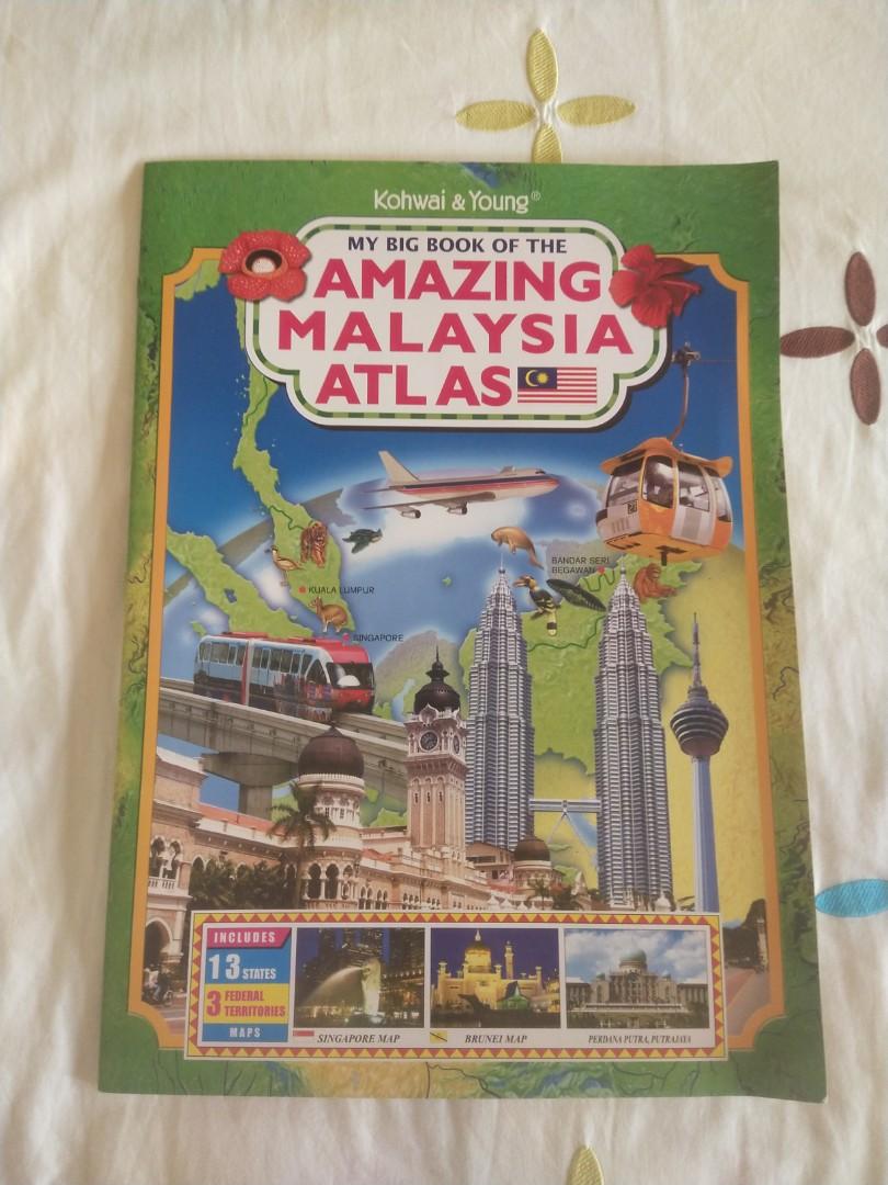 Malaysian atlas, Hobbies & Toys, Books & Magazines, Travel & Holiday Guides on Carousell