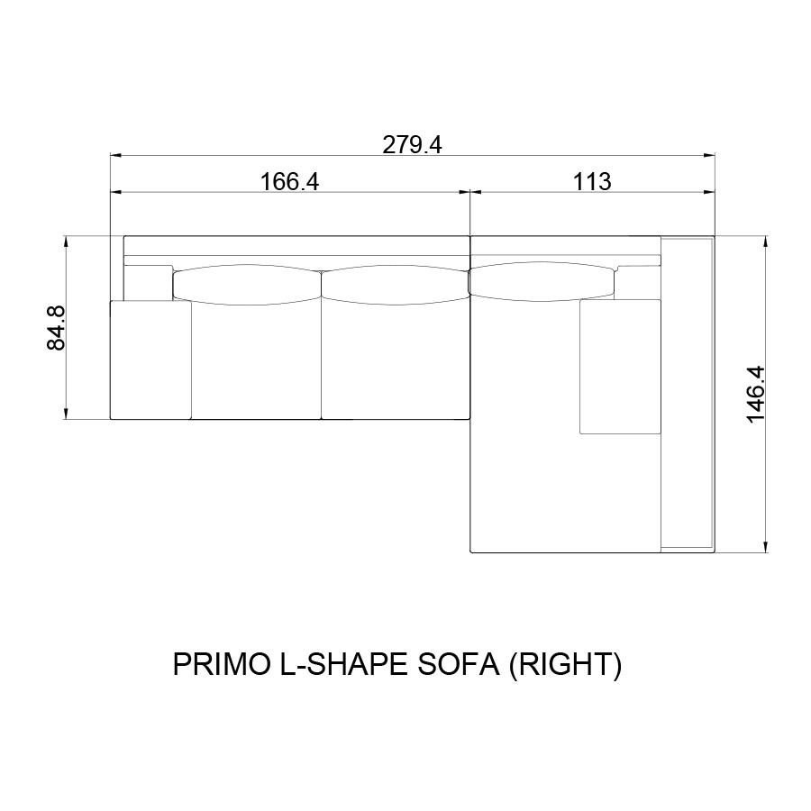 Mandaue Foam Primo L-Shape Sofa, Furniture & Home Living, Furniture ...