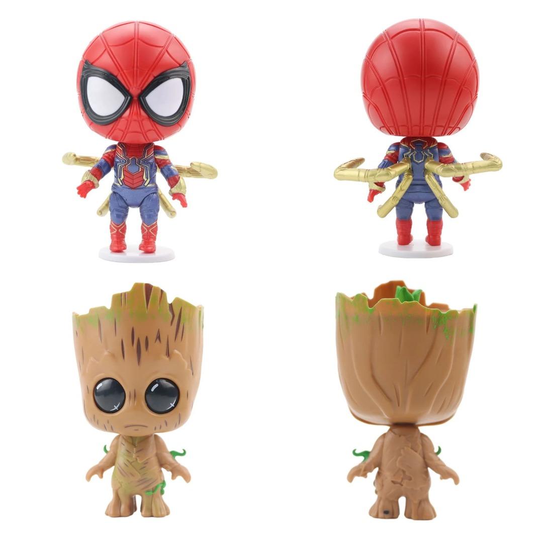 Marvel Figure Spiderman Captain America Iron Man Hulk Thor Superhero ...
