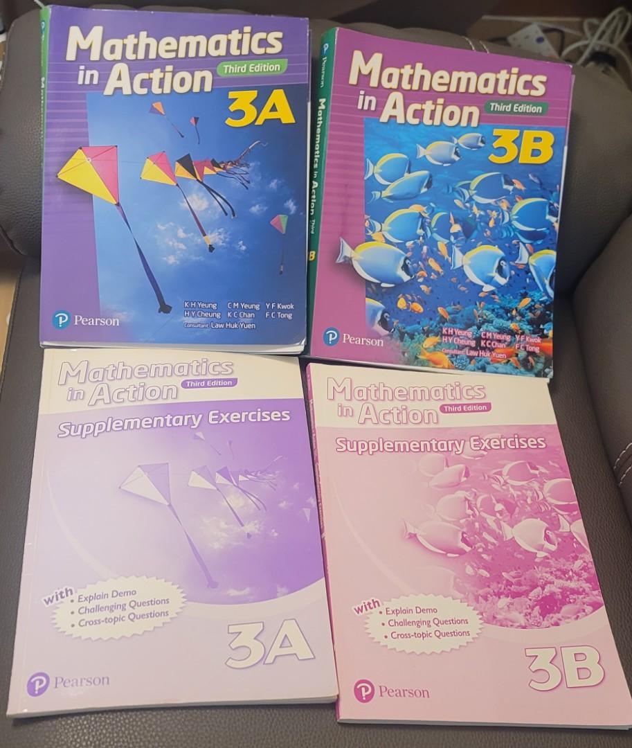 Mathematics in Action 3A & 3B, 興趣及遊戲, 書本 & 文具, 教科書 - Carousell