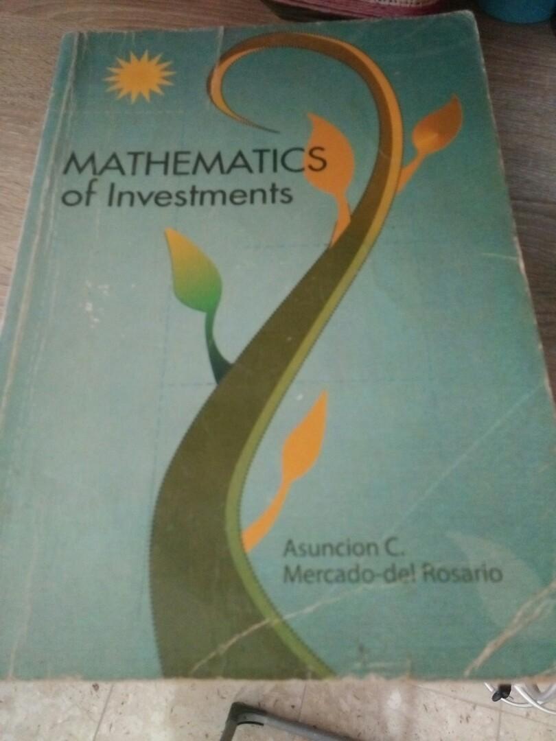 Mathematics of investment, Hobbies & Toys, Books & Magazines, Textbooks ...