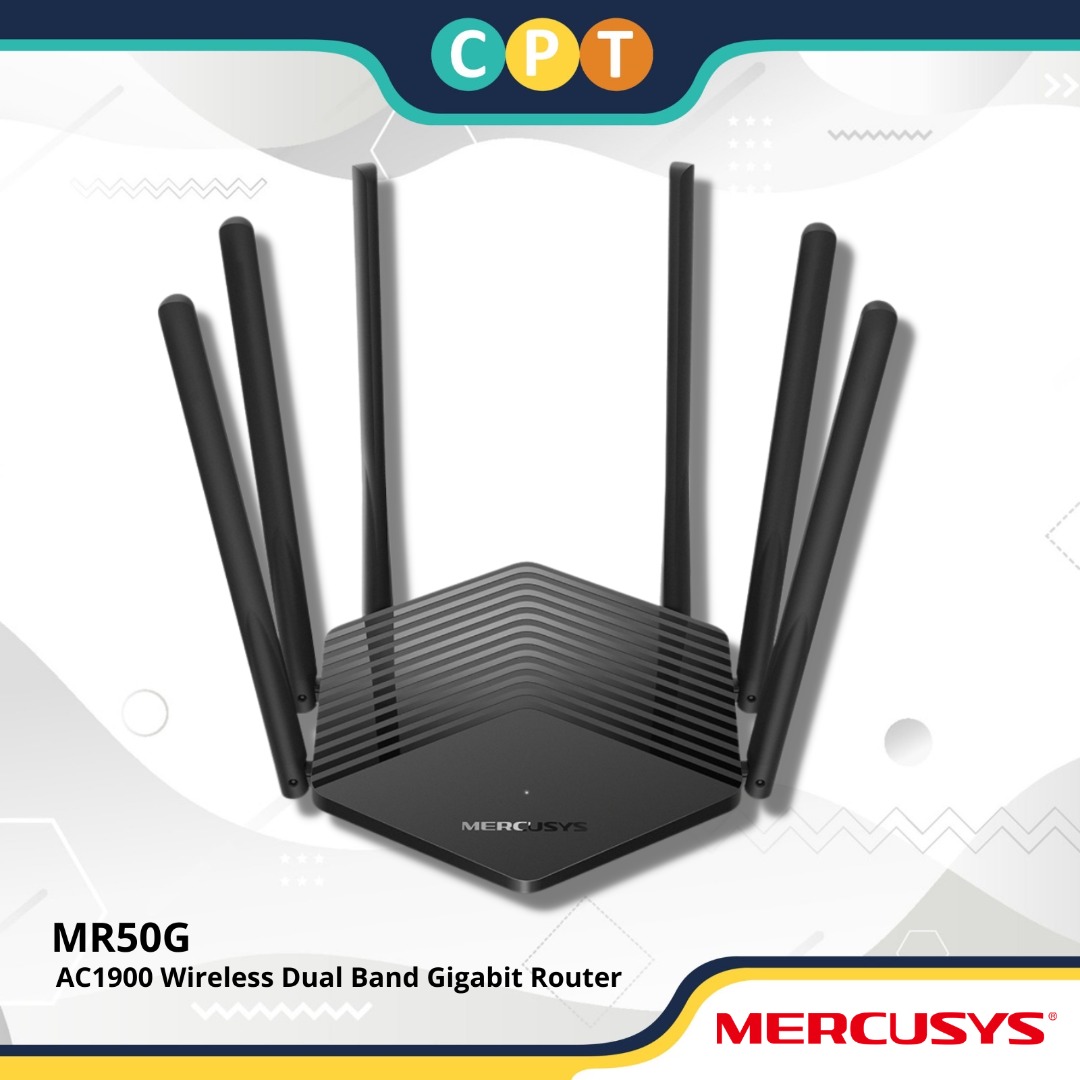 Mercusys MR50G AC1900 Wireless Dual Band Gigabit Router, Mobile Phones ...