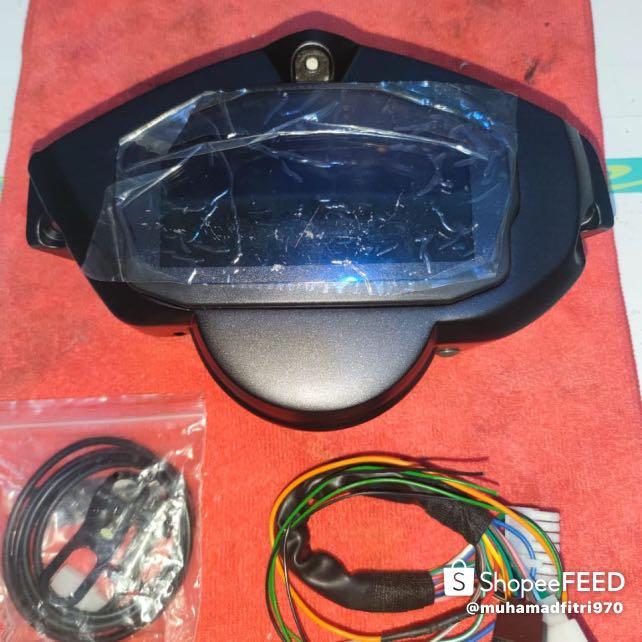 meter x1r custom digital, Motorcycles, Motorcycle Accessories on Carousell