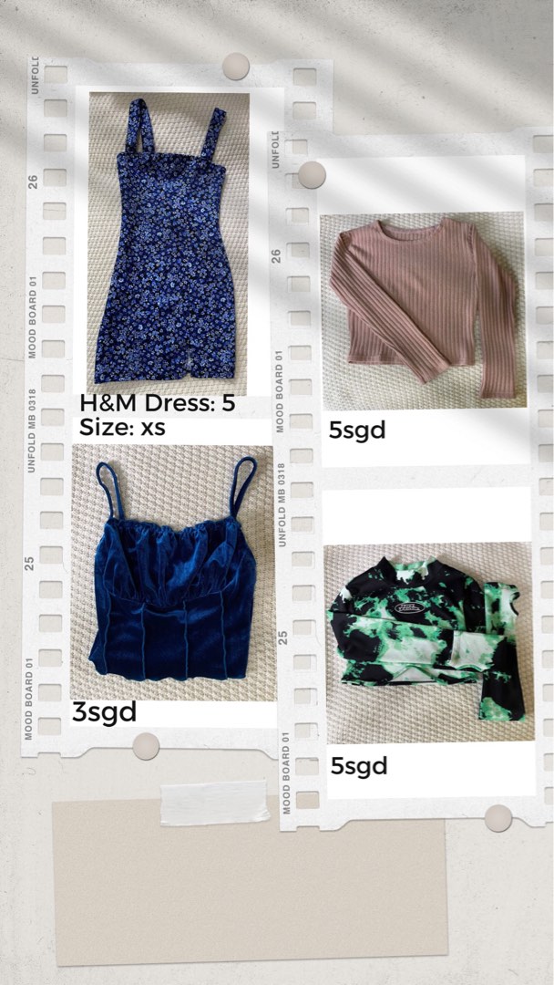Mixed Clothes, Women's Fashion, Tops, Blouses on Carousell