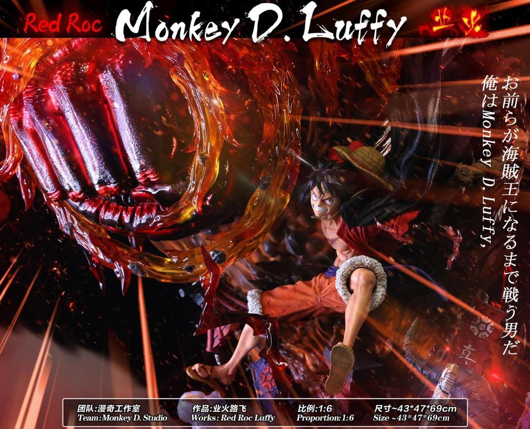 Monkey D Studio - Red Roc Luffy, Hobbies & Toys, Toys & Games on Carousell