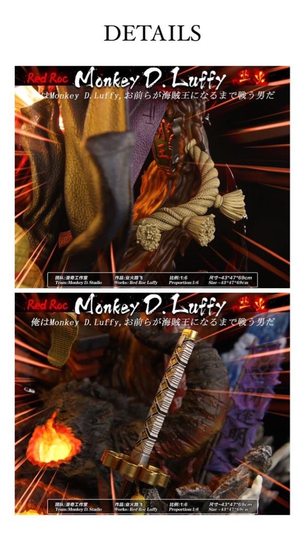 Monkey D Studio - Red Roc Luffy, Hobbies & Toys, Toys & Games on Carousell