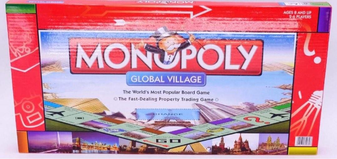 Monopoly Board Game Classic Monopoly Monopoly Global Village, Hobbies ...