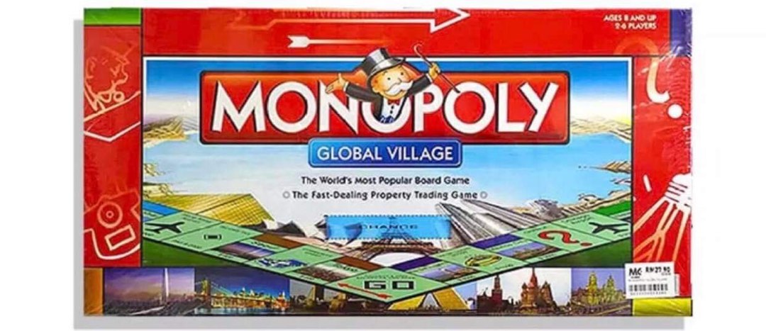 Monopoly Board Game Classic Monopoly Monopoly Global Village, Hobbies ...