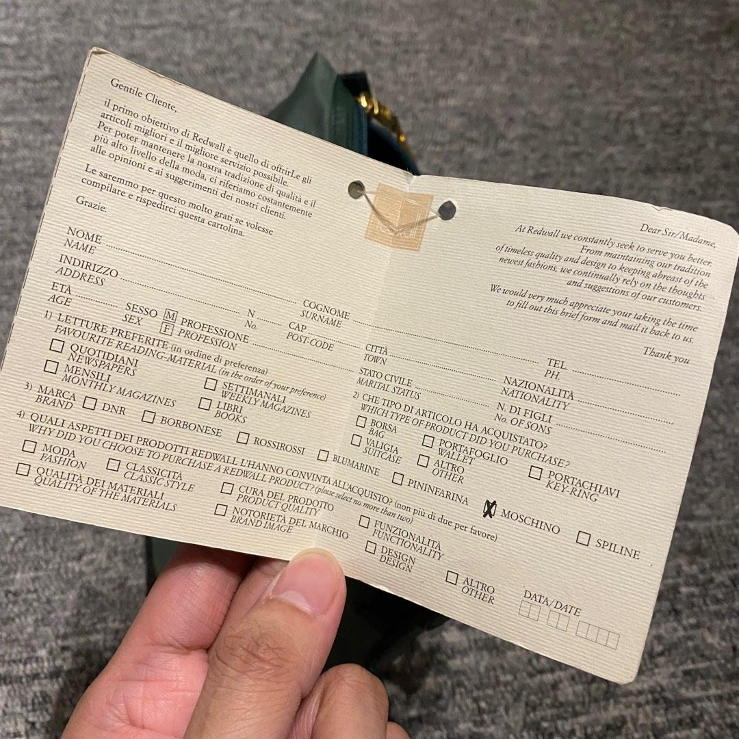 MOSCHINO Nylon Army Vanity Kit, Luxury, Bags & Wallets on Carousell