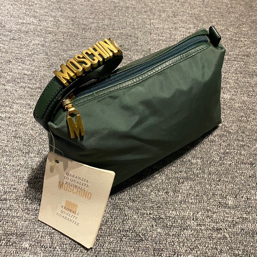 MOSCHINO Nylon Army Vanity Kit, Luxury, Bags & Wallets on Carousell