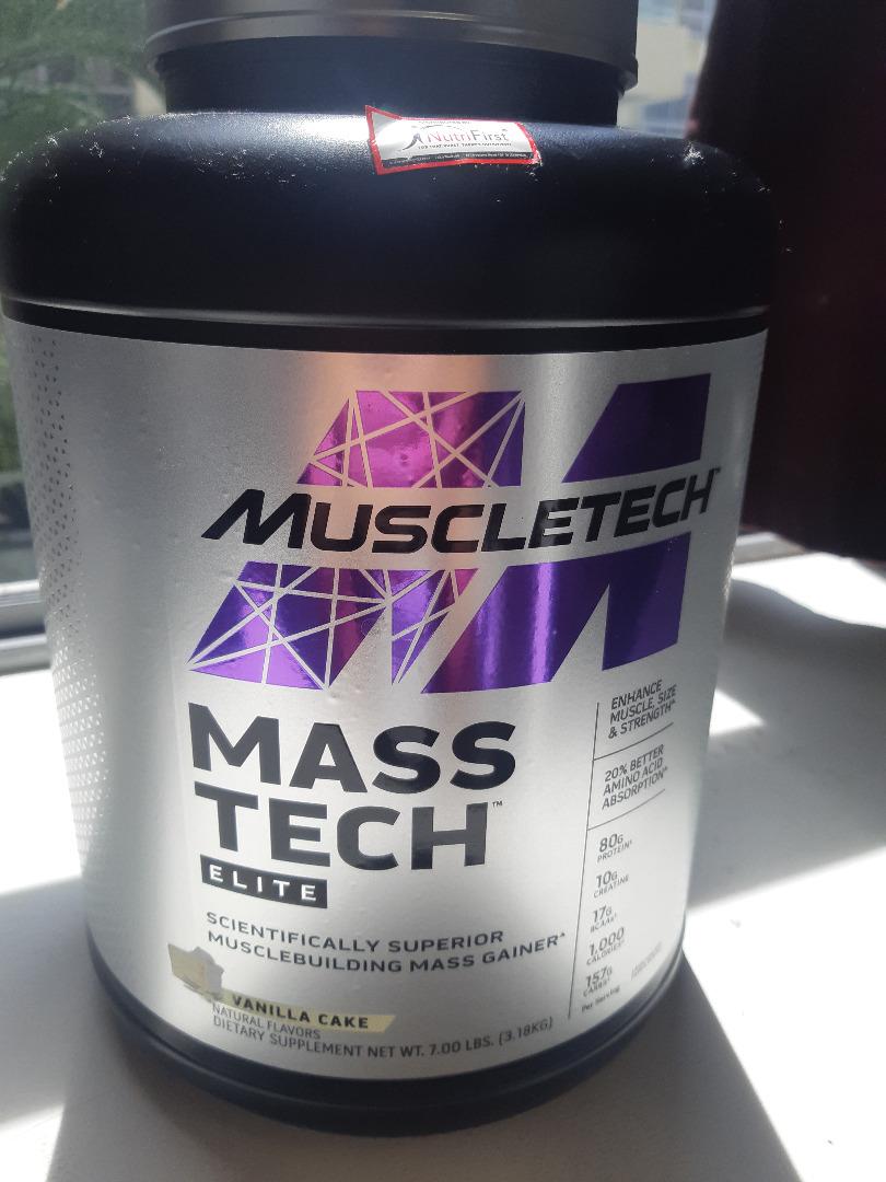 MuscleTech Mass Gainer 7lbs (3.18kg), Health & Nutrition, Health ...