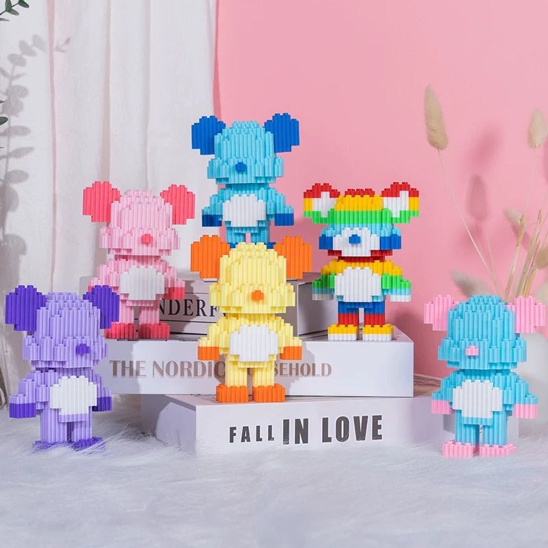 [NO BOX PACKAGING] Mini Bear Bricks Nano Building Blocks Mini Block ...