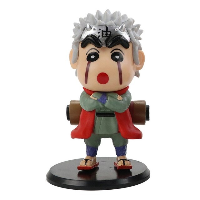 Naruto Figures Crayon Shin Chan Costume Uchiha Sasuke Uchiha Itachi Pvc ...