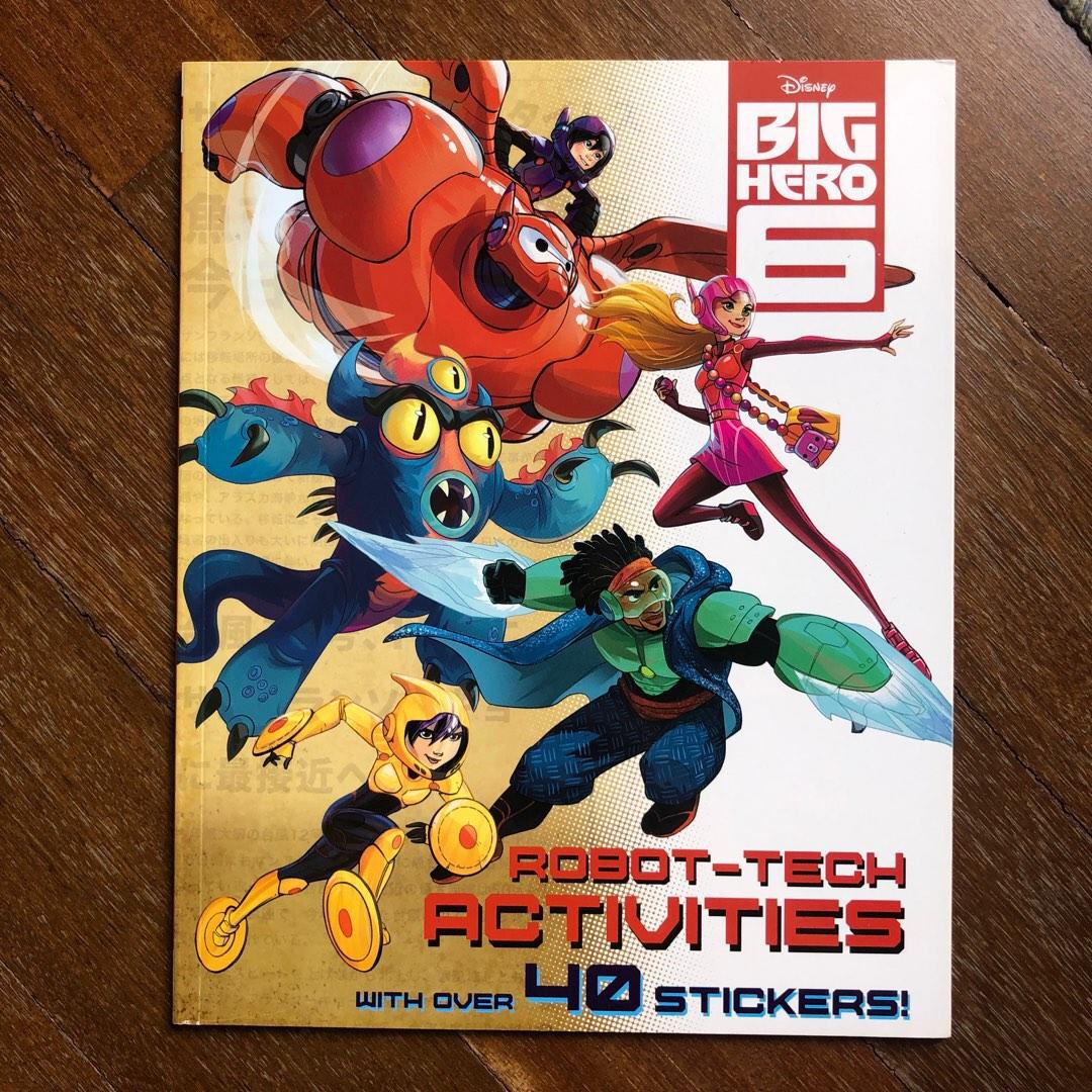 New! Disney Big Hero 6 Robot- Tech Activties with over 40 stickers ...