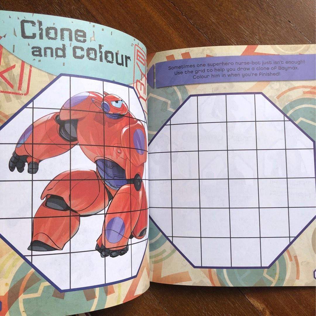 New! Disney Big Hero 6 Robot- Tech Activties with over 40 stickers ...