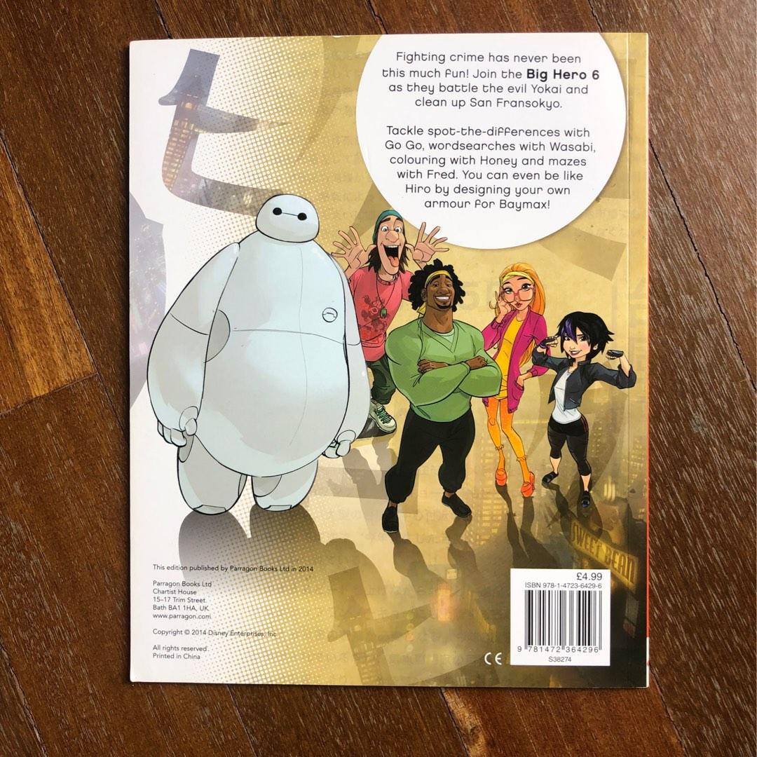 New! Disney Big Hero 6 Robot- Tech Activties with over 40 stickers ...