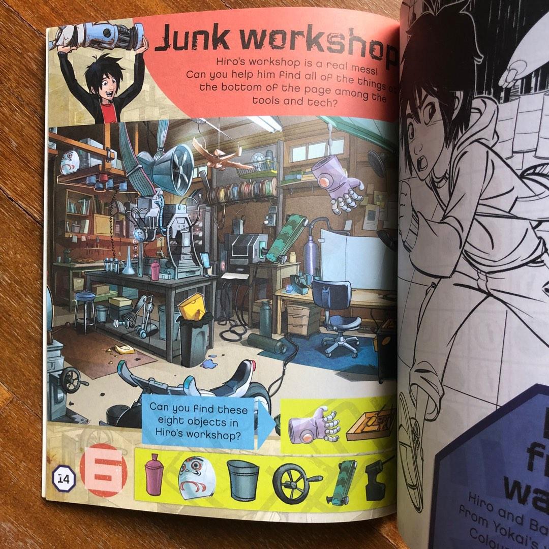 New! Disney Big Hero 6 Robot- Tech Activties with over 40 stickers ...