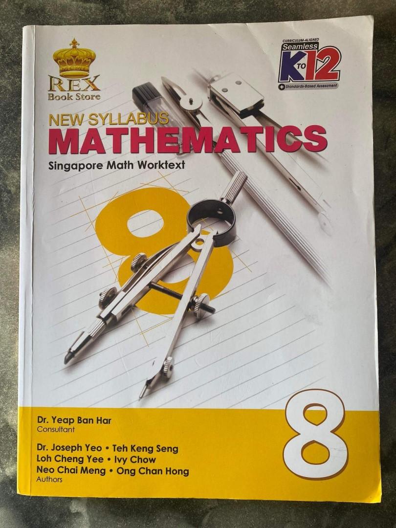 New Syllabus MATHEMATICS 8 (Singapore Math Worktext), Hobbies & Toys, Books & Magazines ...