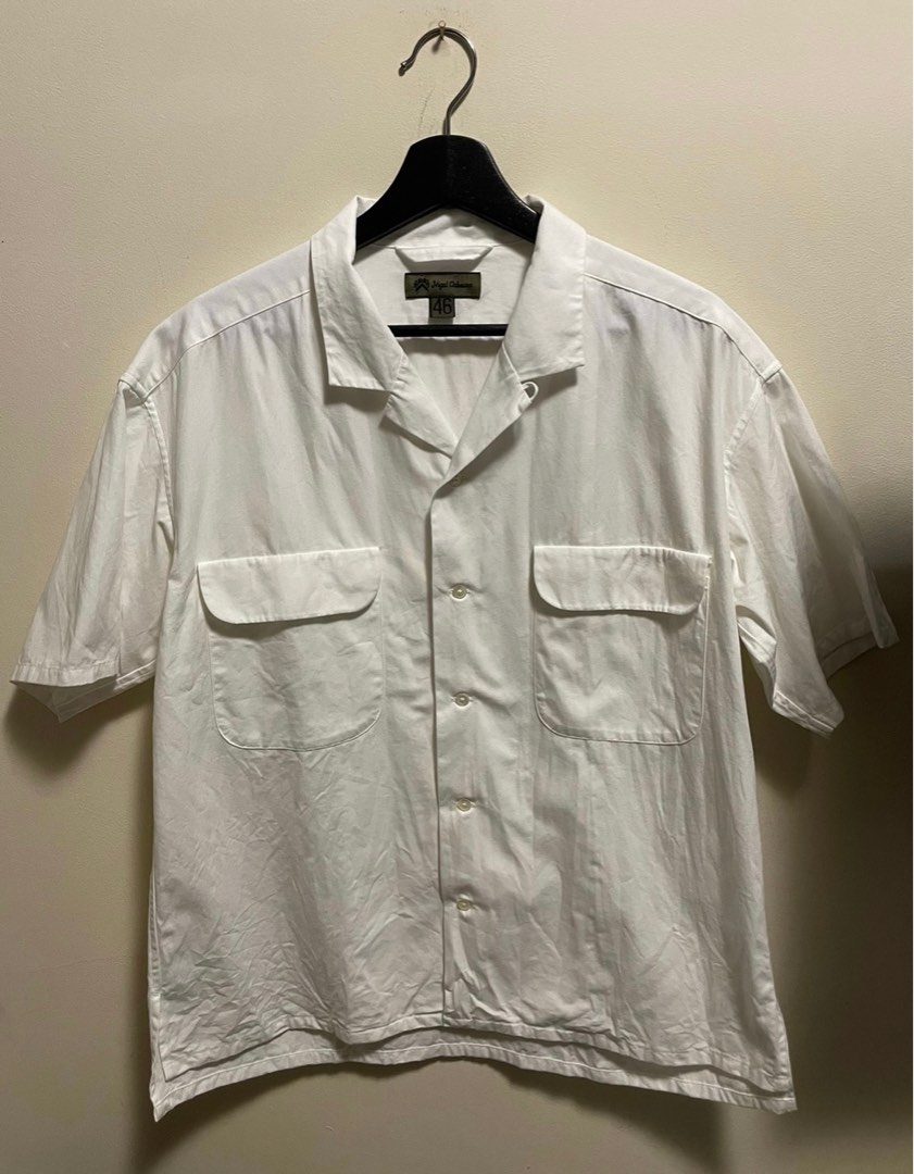 Nigel Cabourn Open Collar Shirt, Men's Fashion, Tops & Sets, Tshirts ...