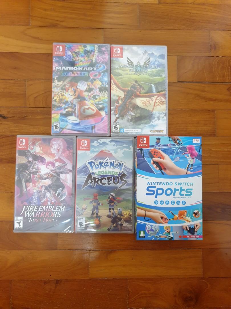 Nintendo Switch Games: Mario Kart 8 Deluxe, Pokemon Legends Arceus ...