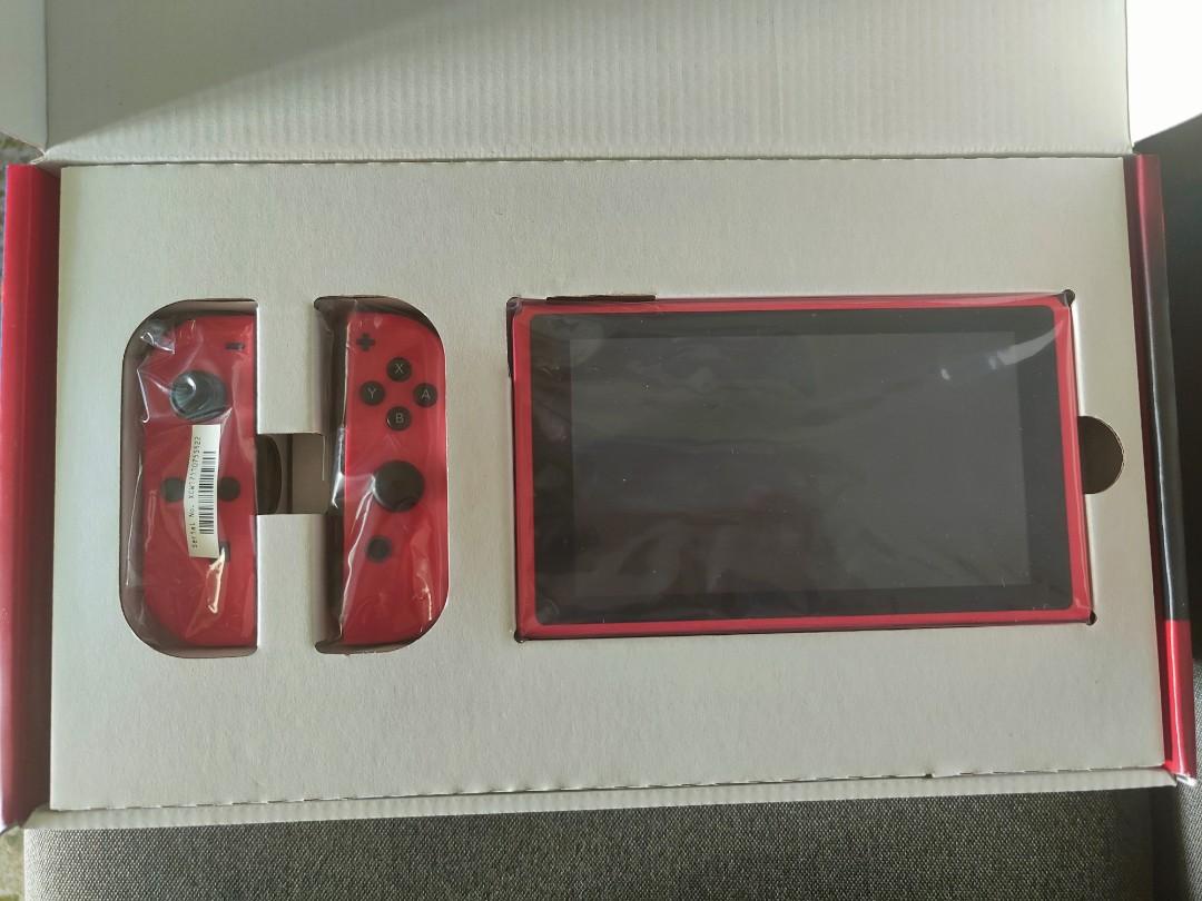 Nintendo Switch V2 Mario Red & Blue Edition, Video Gaming, Video Game ...