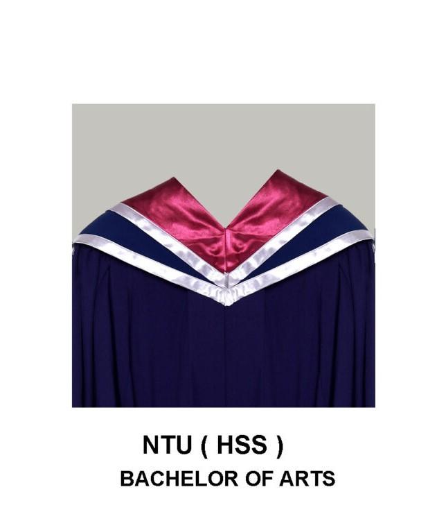 NTU Arts Graduation Gown, Women's Fashion, Dresses & Sets, Evening ...