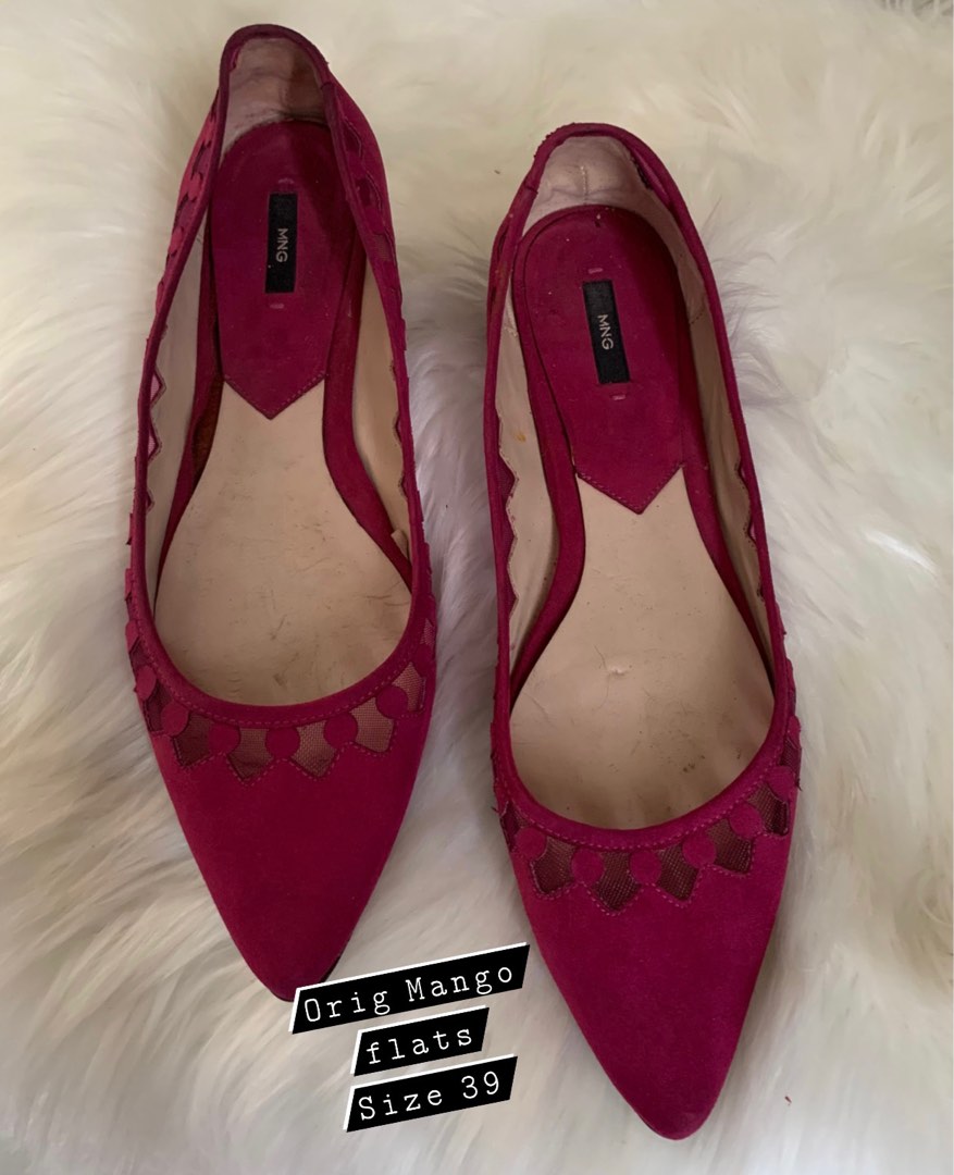Original Mango Flats, Women's Fashion, Footwear, Flats & Sandals on ...