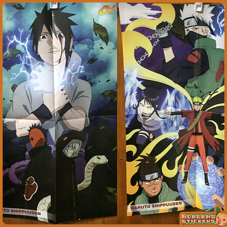OZINE Poster - Naruto - back to back designs A3 size (16x11inch ...