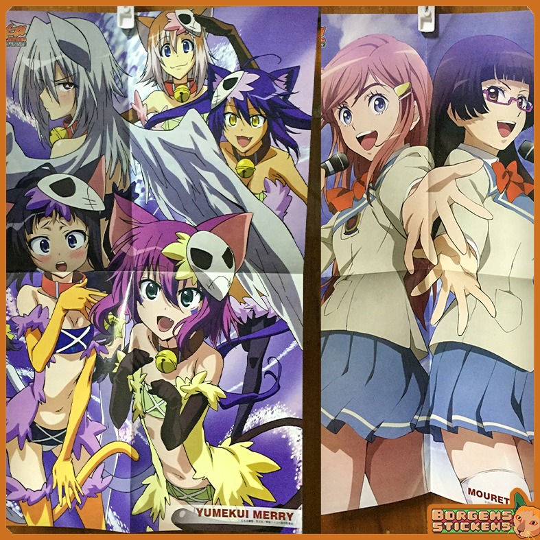 OZINE Poster - Yumekui Merry & Mouretsu Pirates - back to back designs ...