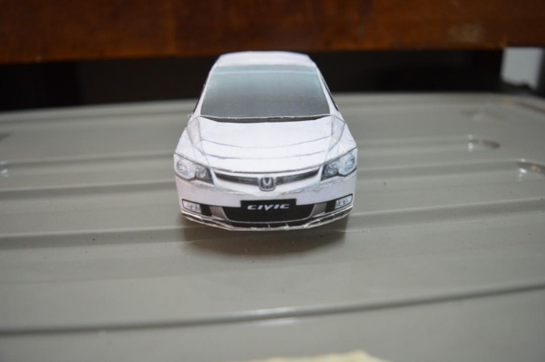 Paper Craft model Honda Civic, Hobbies & Toys, Stationery & Craft ...