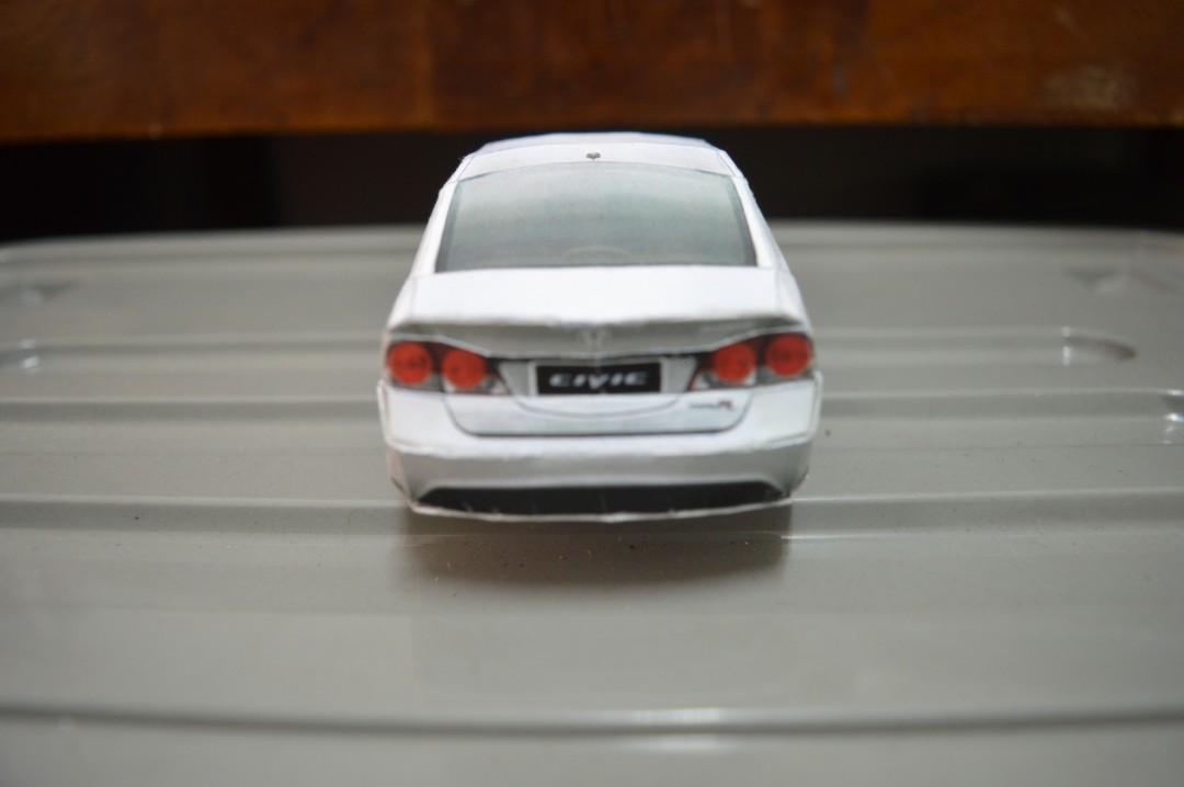 Paper Craft model Honda Civic, Hobbies & Toys, Stationery & Craft ...