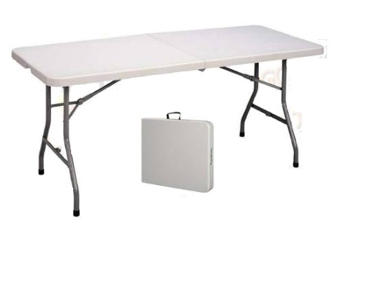 PLASTIC FOLDING TABLE/STUDY TABLE/OFFICE TABLE, Furniture & Home Living ...